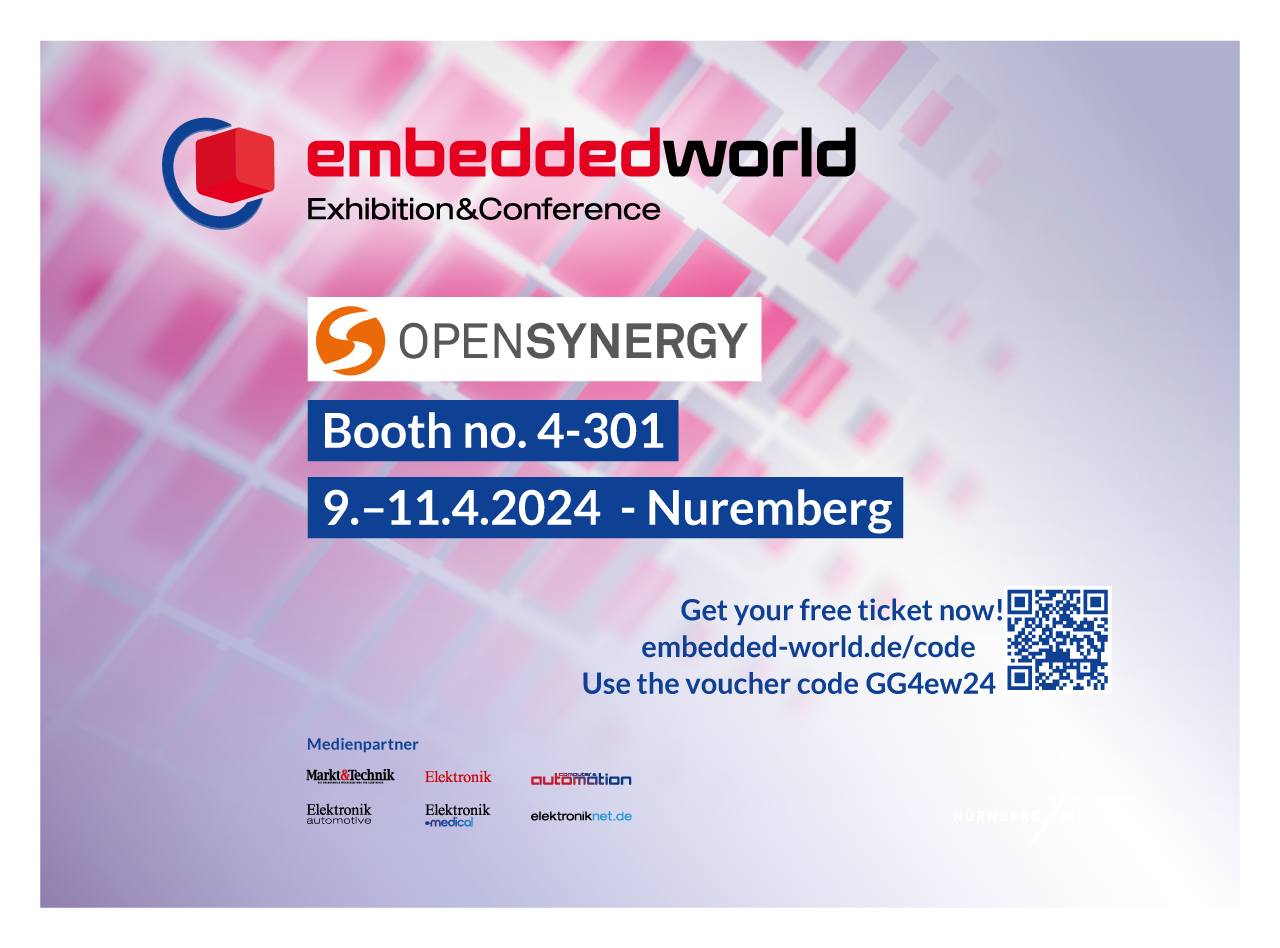 OpenSynergy | Expert of embedded software products for vehicles